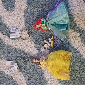 Disney | Other | Nwt Disney Princess Key Chains | Poshmark